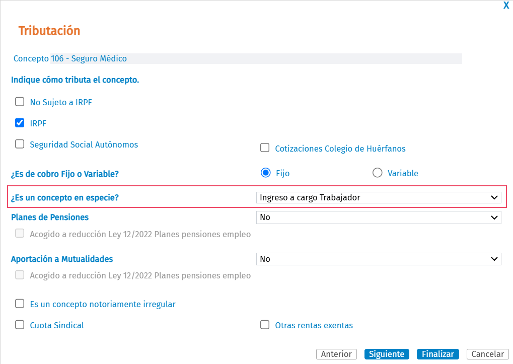 Asignaciones asistenciales: Cómo informar un Seguro Médico