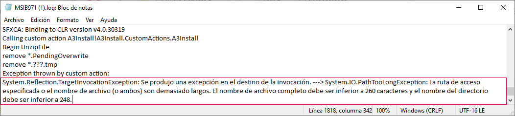 Incidencias en la instalación o actualización de las aplicaciones y su ...