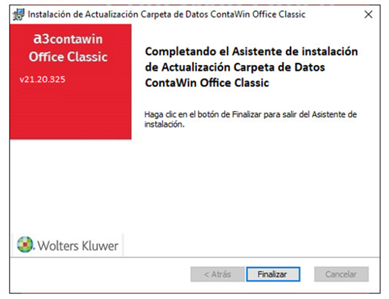 Actualización Contawin Classic desde Mi Wolters Kluwer
