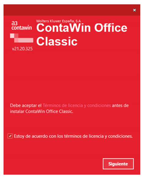 Actualización Contawin Classic desde Mi Wolters Kluwer